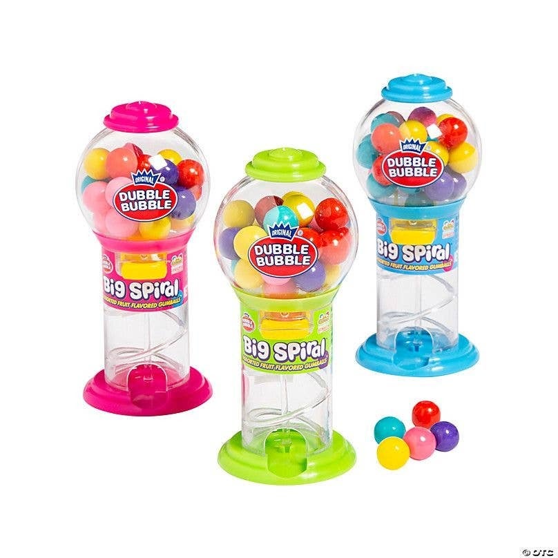 Kidsmania Dubble Bubble Big Spiral Gumball Machines, 12ct | Monkey Business
